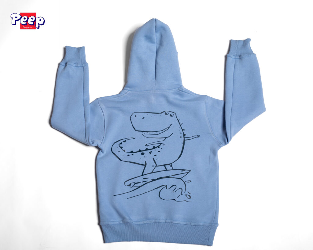 Hoodie light blue – PeeP Kids